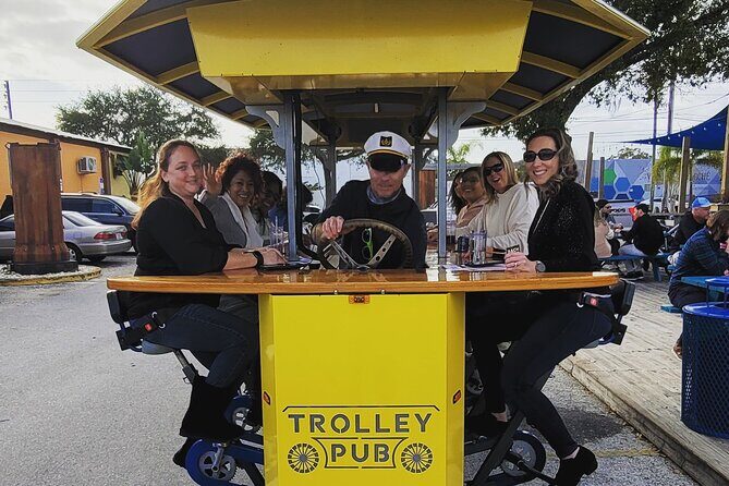 Trolley Pub Party Bike through St. Pete with Bar+Mural Stops - How the Tour Works and What to Expect