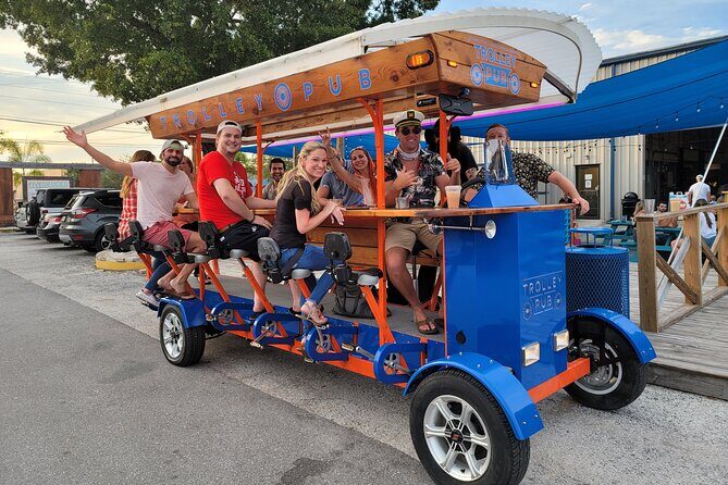 Trolley Pub Party Bike through St. Pete with Bar+Mural Stops - The Value of the Tour