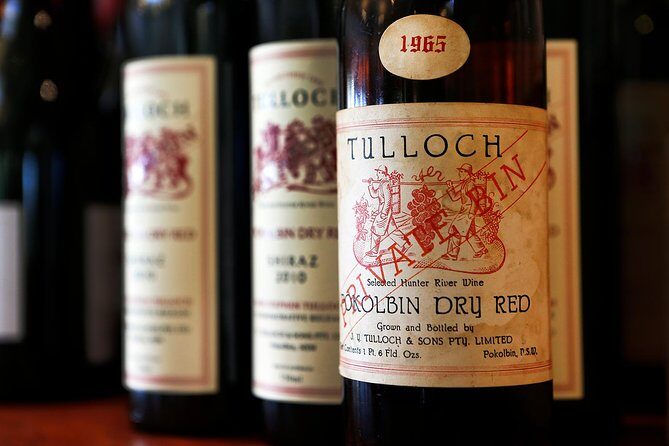 Tulloch Wines- Tasting of 6 Pokolbin Dry Red Shiraz Vintages with Charcuterie - An Introduction to Tulloch Wines and Its Heritage