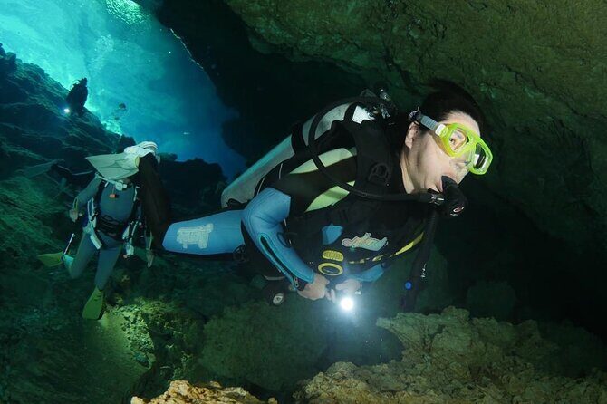 Tulum Area Experiences 2 Tank Guided Scuba Dives at Dos Ojos Cenote's + Lunch - FAQs