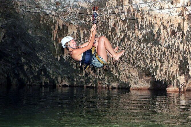 Tulum E-Bike Jungle Zip Line/Repel Snorkel Cenote + Lunch - Deep Dive into the Experience