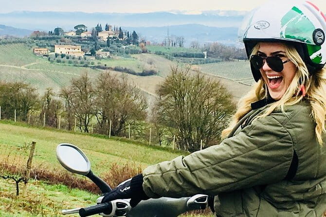 Tuscany Vespa Tour from Florence with Wine Tasting - The Itinerary in Detail