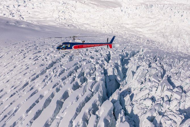 Twin Glacier Helicopter Flight departing Fox Glacier - Key Points
