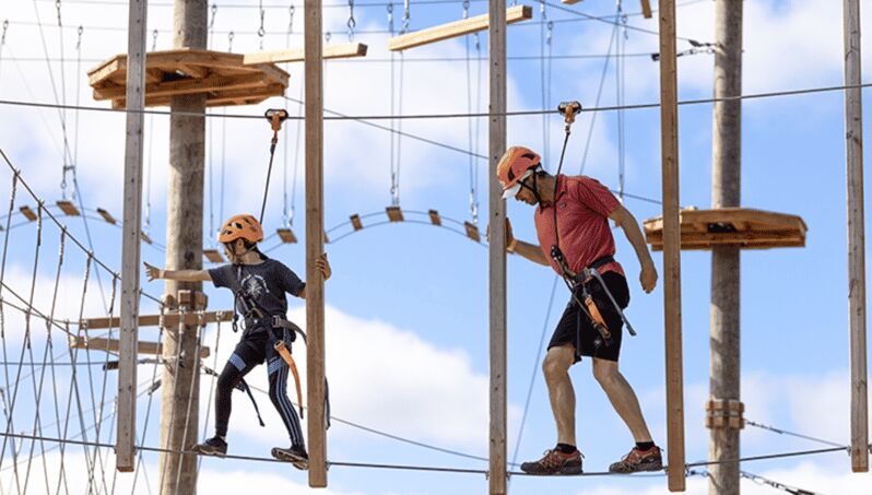 Tyroparc: La Cité des Bois Obstacle Course in Laurentians - Tyroparc: La Cité des Bois Obstacle Course in Laurentians