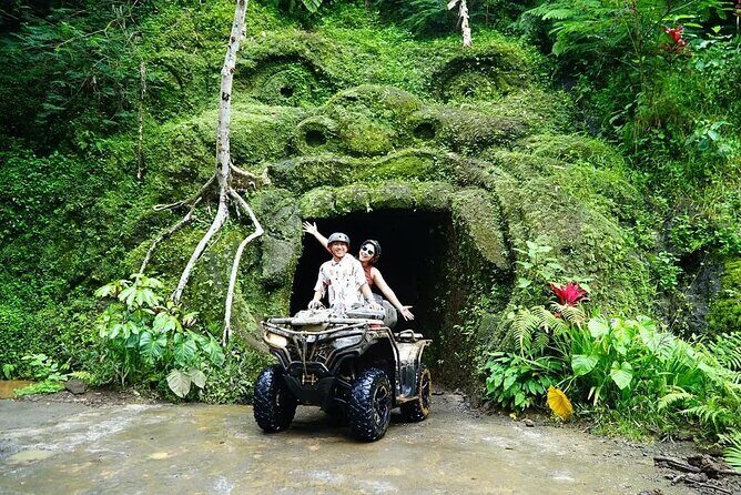 Ubud ATV Gorilla Cave Alas Harum with Waterfall & Rafting Trip - Key Points