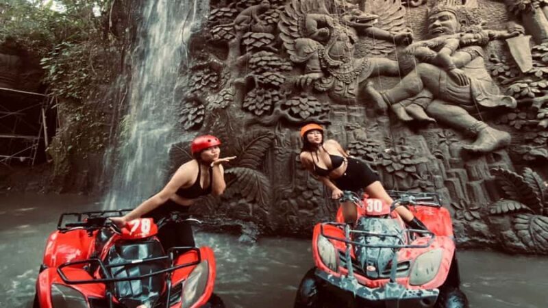 Ubud: ATV Quad Bike through river, rice fields & waterfall - Diving Into the Experience