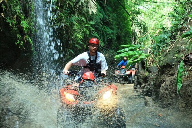 Ubud ATV Ride through River Jungle Rice Fields Puddles - Key Points