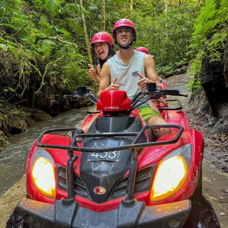 Ubud Bali Atv Quad Bike Long Tunnel - Waterfall & Rafting - The Sum Up