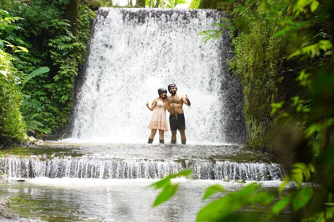 Ubud or Gorila Face Cave ATV quad Bike with infinity pool - Key Points