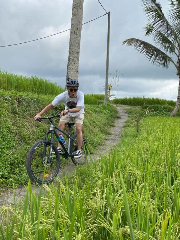 Ubud: PRIVATE E-bike Tour inside Rice Field with meal & pool - Key Points