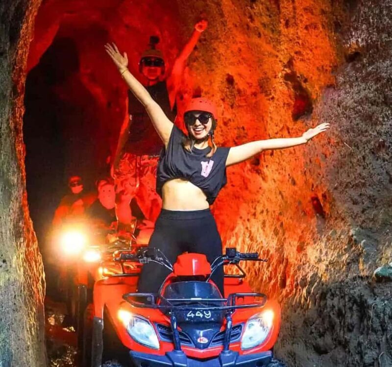 Ubud Quad Bike Tour with Waterfall, Long Tunnel, and Lunch - The Waterfall Stop: Nature’s Quiet Corner