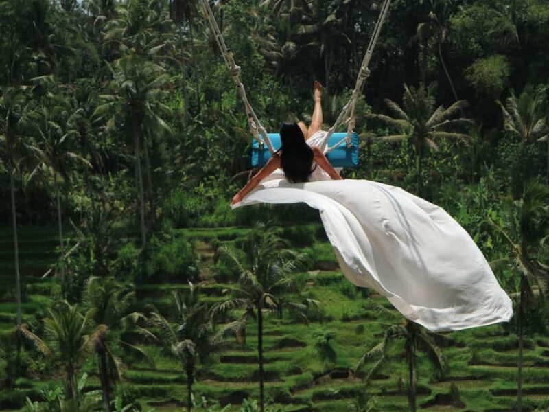 Ubud: Sky Bike Adventure, Swing & Rice Terrace with Transfer - Key Points
