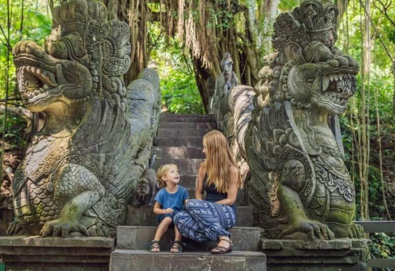 Ubud: Zip-Line, Sacred Temple, and Monkey Forest Tour - Key Points