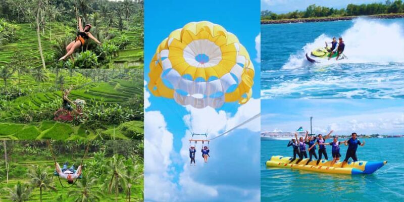 Ubud Zipline & Watersport (Jetski, Parasailing, BananaBoat) - Key Points