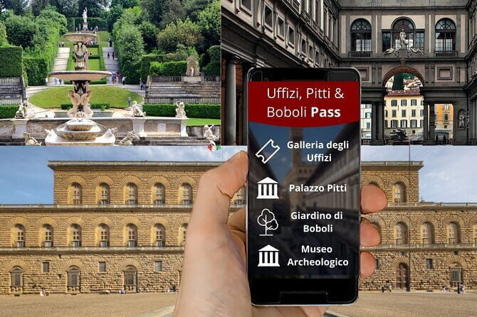 Uffizi Combined Ticket: UFFIZI, PITTI, BOBOLI & digital audioguide - Key Points