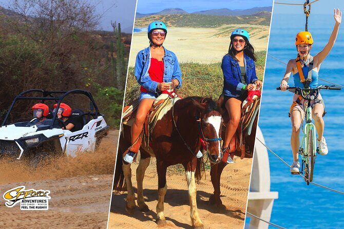 Ultimate Cabo Adventure UTV Horseback and Sky Bike Combo - Key Points