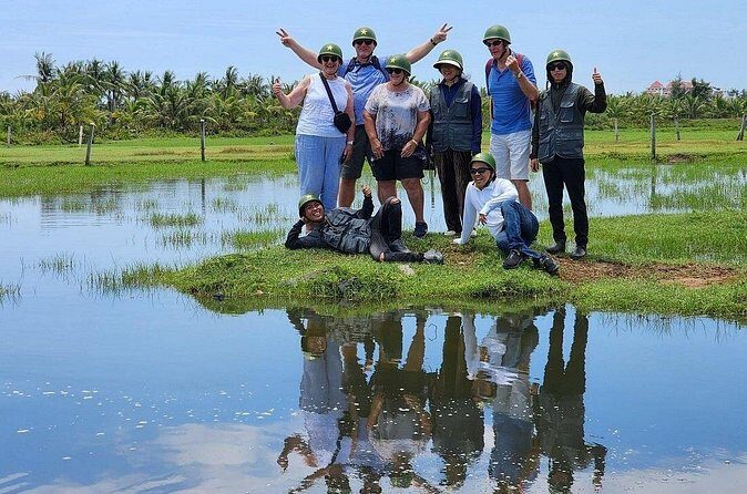 Uncover Hoi Ans Secrets Vespa Ride Through History and Nature - Bamboo Basket Boat Ride in the Coconut Forest