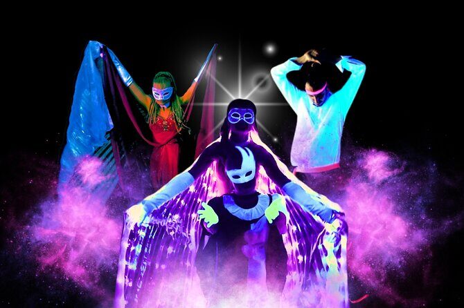 Underground Black Light Theatre Interactive Show in Prague - Key Points