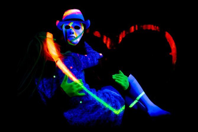 Underground Black Light Theatre Interactive Show in Prague - How the Experience Translates for You