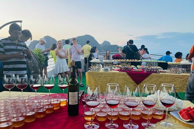 Unique Halong 5 Star Day Cruise: Buffet Lunch, Kayaking & Titops - Sunset Cruise and Relaxation