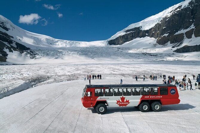 Up to 14 guests Private Tour: Lake Louis Moraine and Icefield - First Stops: Lakes and Mountains Near Calgary