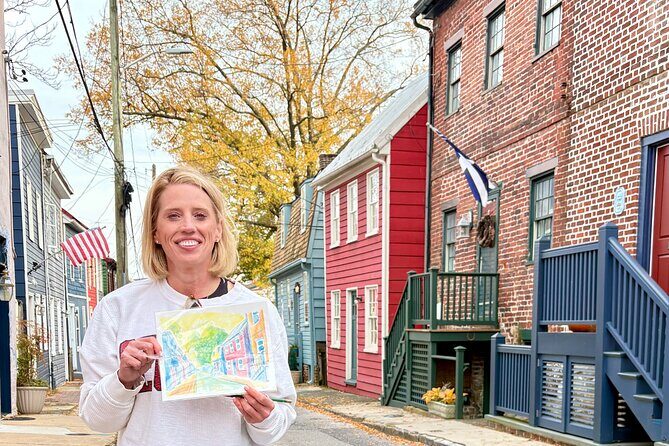 Urban Sketching and Painting Activity in Old Town Annapolis - Exploring the Charm of Annapolis Through Urban Sketching and Painting