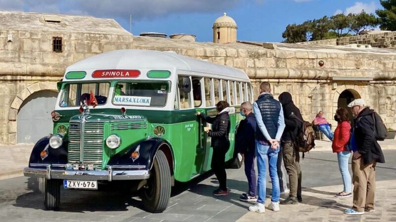 Valletta: Vintage Bus to Valletta, Sliema, Rabat & Mdina - A Closer Look at the Tour Itinerary