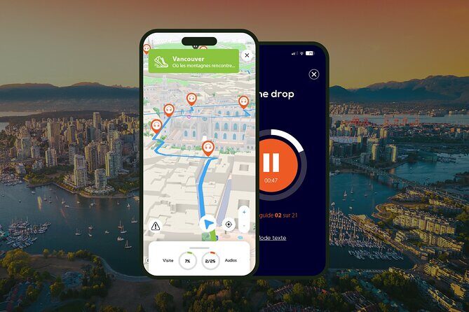 Vancouver Audio Guided Walking Tour 2h15 and 20 reviews - Key Points