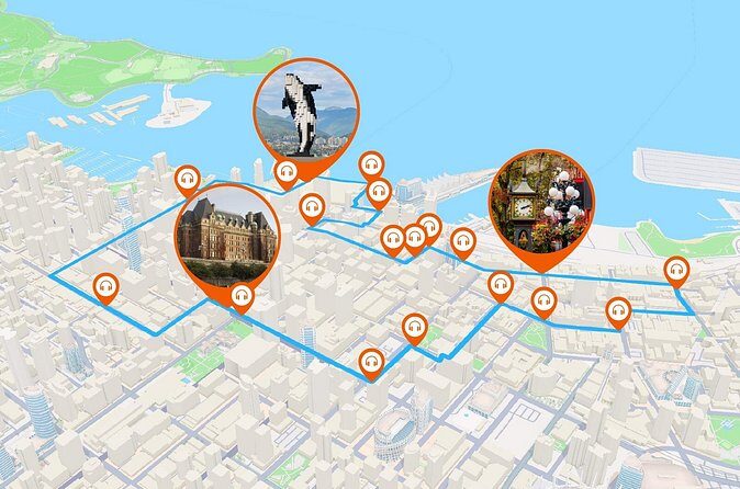 Vancouver Audio Guided Walking Tour 2h15 and 20 reviews - FAQ