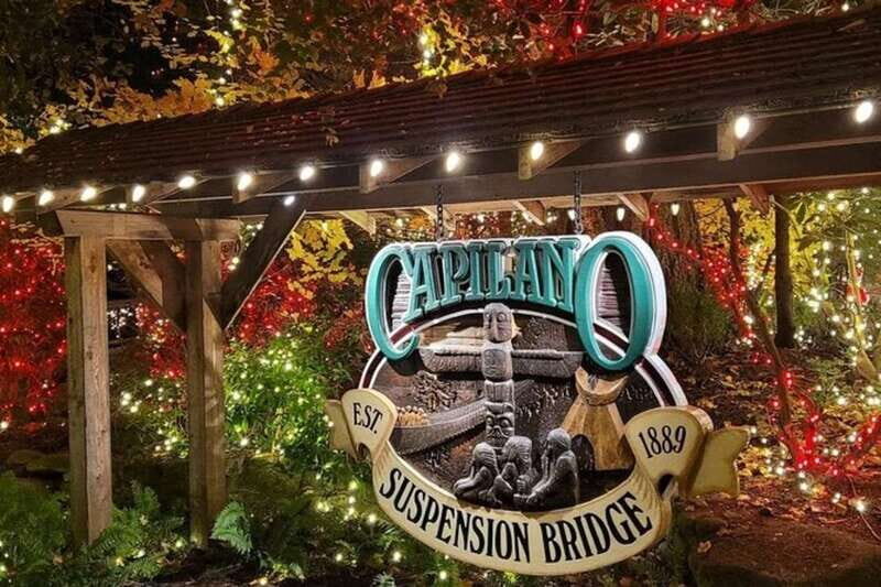 Vancouver Capilano Canyon light&peak of Christmas in Grouse - Key Points