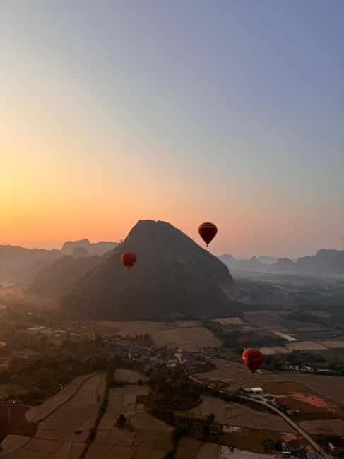 Vang Vieng: Hot Air Balloon Ride with City Hotel Pickup - Authenticity and Traveler Feedback
