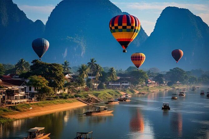 Vang Vieng Laos Hot Air Balloon Adventure Tour - Key Points