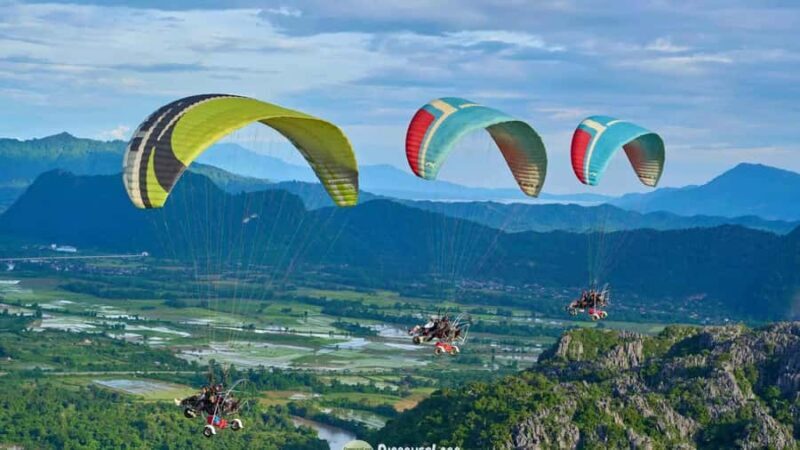 Vang Vieng: Paramotor Adventure - Nam Song River & Cliffs - The Landscape and Views You’ll Love