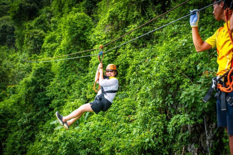 Vang Vieng: Zipline&Cave Tubing&Trekking&Blue Lagoon 1 - What to Expect from the Tour