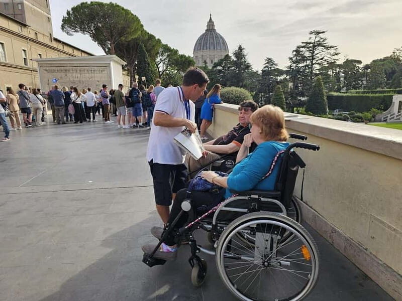 Vatican Mus. & Sistine Chapel Wheelchair Access Private Tour - Key Points