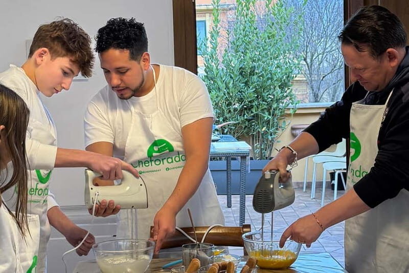 Vatican Pasta Class with 4 glasses of wine in a cozy Rooftop - Key Points