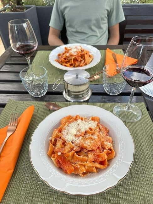 Vatican Pasta Class with 4 glasses of wine in a cozy Rooftop - The Value of This Class