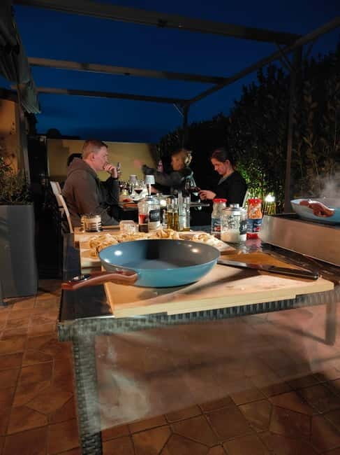 Vatican Pasta Class with 4 glasses of wine in a cozy Rooftop - FAQs