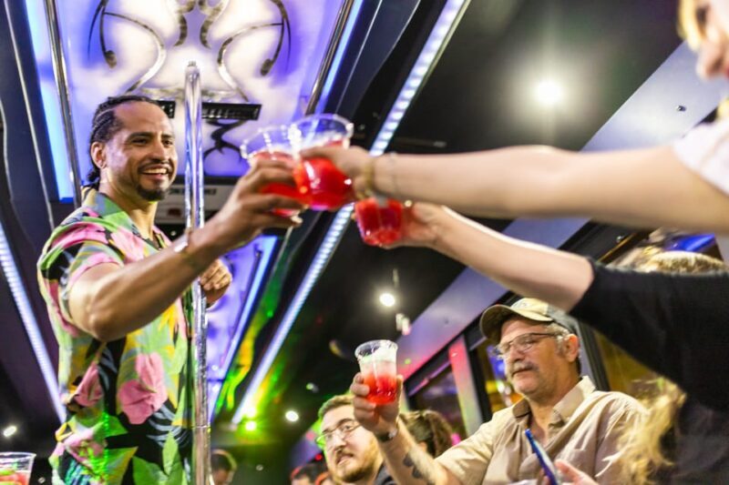 Vegas: 4-Hour Club Crawl with Party Bus Experience - Key Points