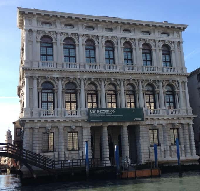 Venice: A short walk & the Ca' Rezzonico Museum in Japanese - Key Points