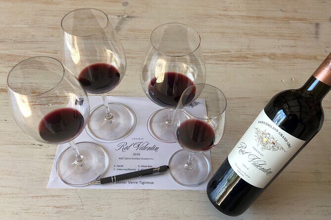 Verres-Tigineux workshop and tasting in Saint-Émilion - What to Expect During the Tour