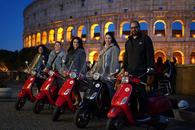 Vespa Scooter Night Tour in Rome with Professional Photographer - The Sum Up