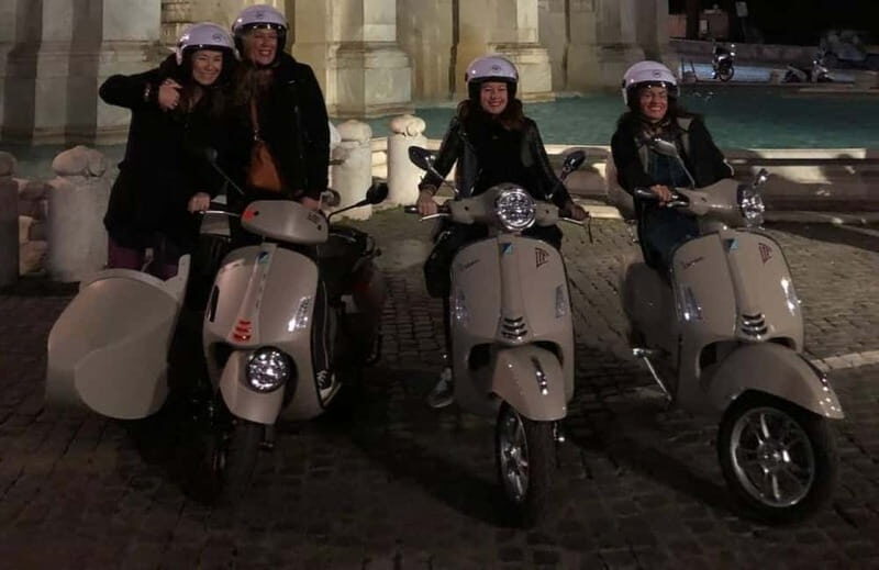 Vespa Sidecar Tour : Rome by Night - Key Points