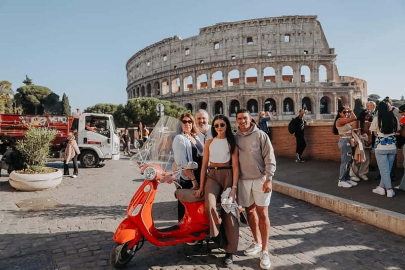 Vespa Tour in Rome Streets with Professional Photography - Authentic Experiences and Real Insights from Travelers