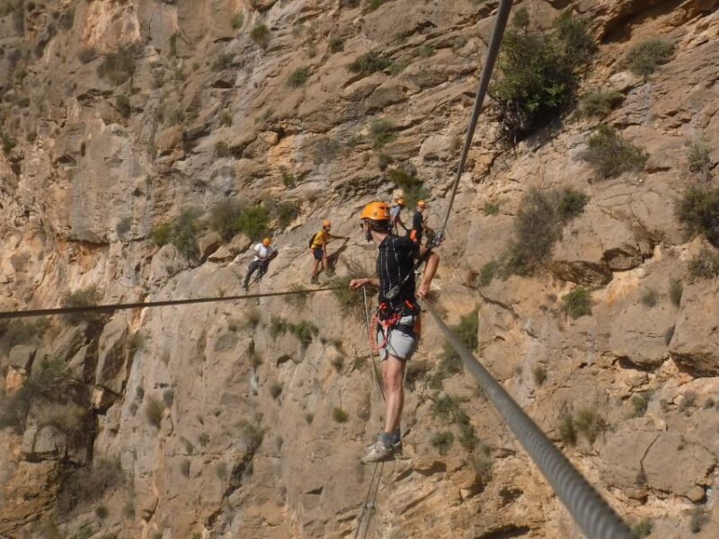 Vía ferrata Callosa K3 - Key Points