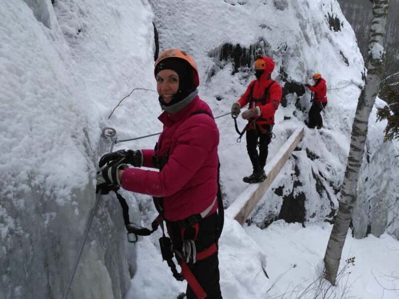 Via Ferrata Mont-Catherine near Mont-Tremblant - Key Points