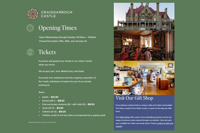 Victoria City Highlights: Chinatown, Craigdarroch Castle (1-6pax) - The Itinerary Breakdown