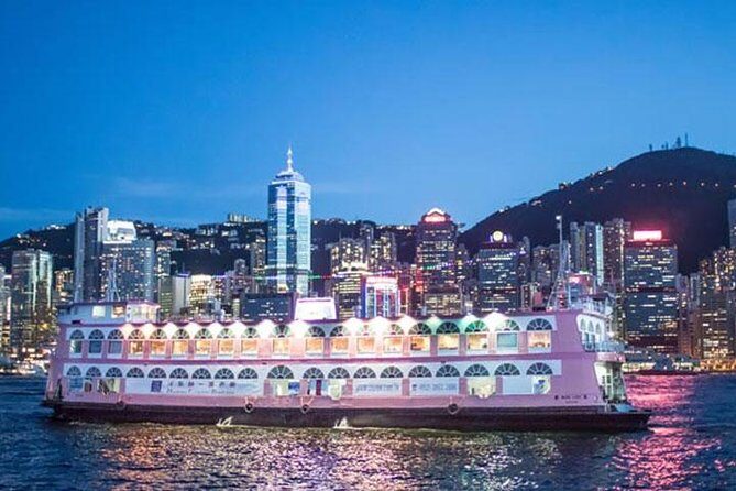 Victoria Harbour Dinner Cruise and Light Show from Kowloon Including Hotel Pickup - Key Points
