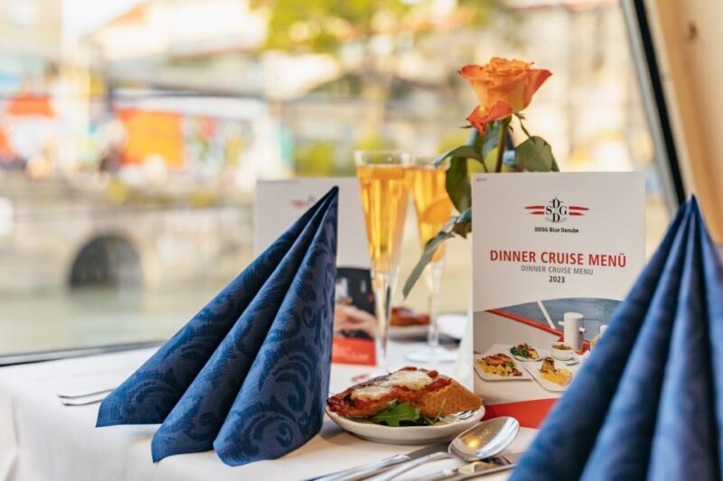Vienna: 3-Course Evening Dinner Cruise - The Sum Up