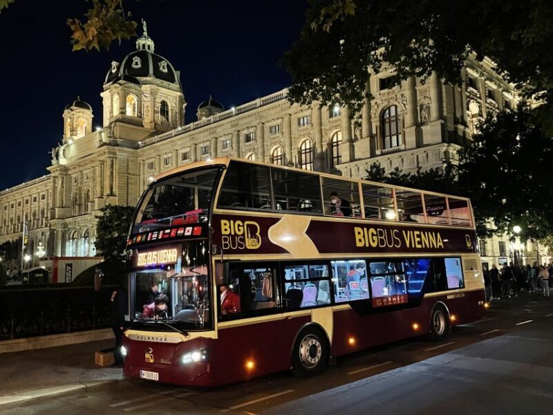 Vienna: Big Bus City Highlights Night Tour with Live Guide - Practical Tips for Travelers